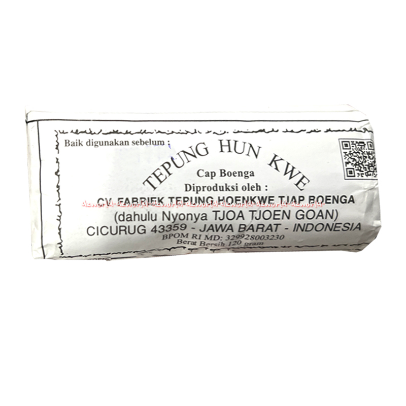 Jual Tepung Hun Kwe Cap Boenga 120gr Hoenkwe Tjap Bunga Tepung Kue ...