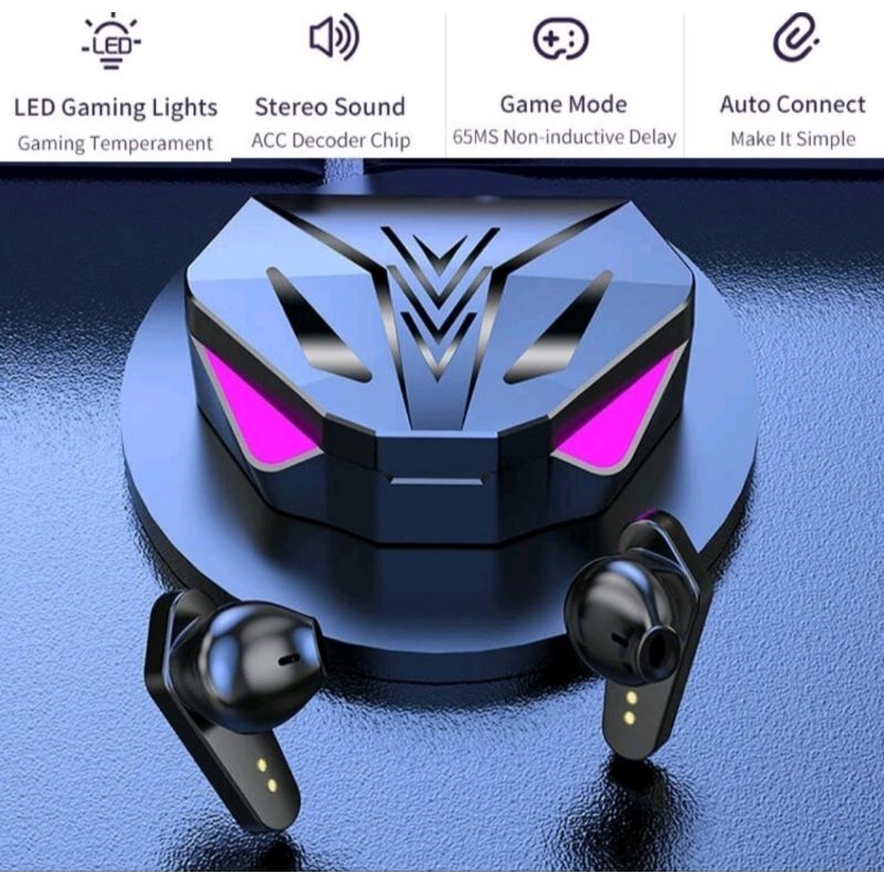 Jual Headset Bluetooth Gaming TWS X15 Bluetooth V5.2 LED SMART DISPLAY ...