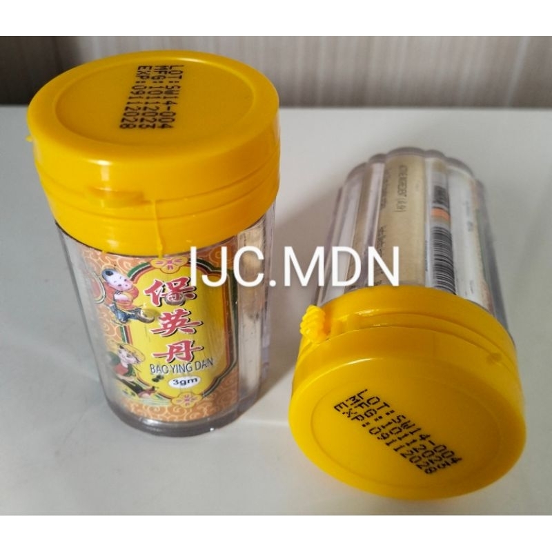 Jual PO Ying Tan / Bao Ying Dan botol kaca kuning (Obat Batuk ,Pilek ...