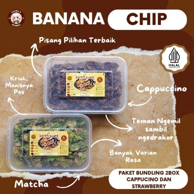Jual PAKET HEMAT BUNDLING / Keripik Pisang Lumer 2 Box Mix. Variant ...