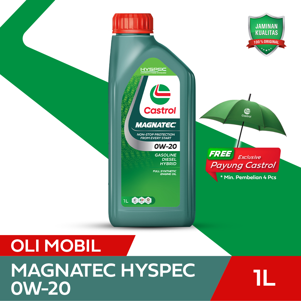 Jual Oli Mesin Mobil Castrol MAGNATEC HYSPEC 0W-20 (1L) | Shopee Indonesia