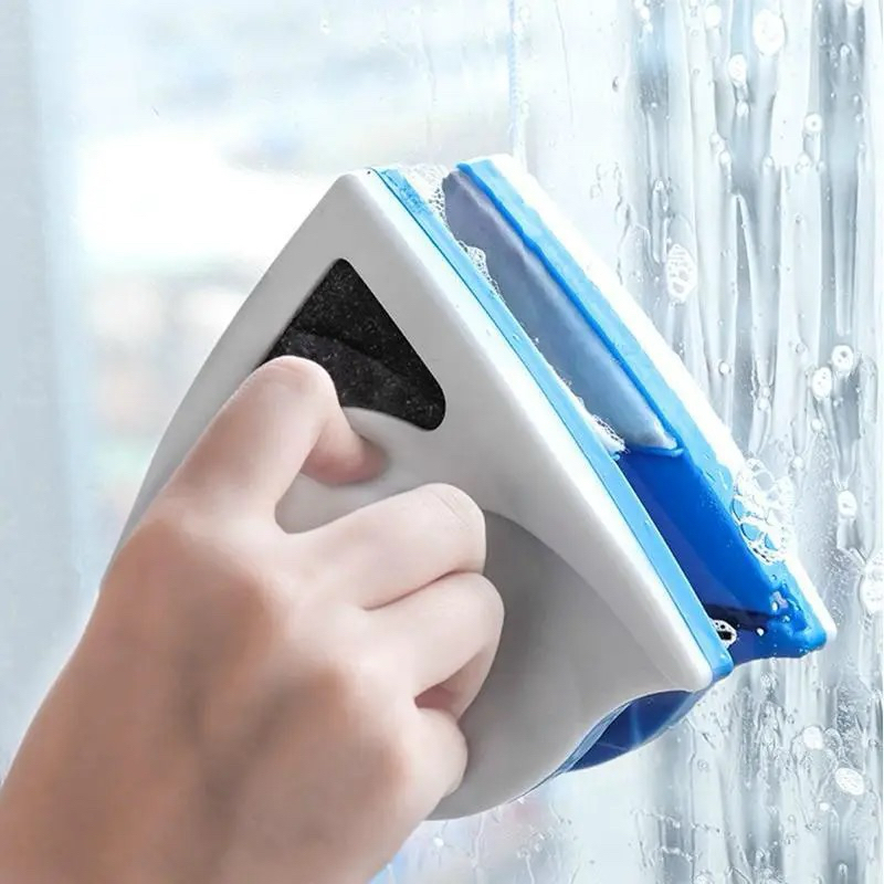 Jual alat pembersih kaca jendela magnet 2 sisi double side glass window ...