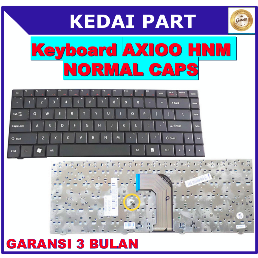 Jual KEYBOARD AXIOO NEON HNM NON FRAME NORMAL CAPS | Shopee Indonesia