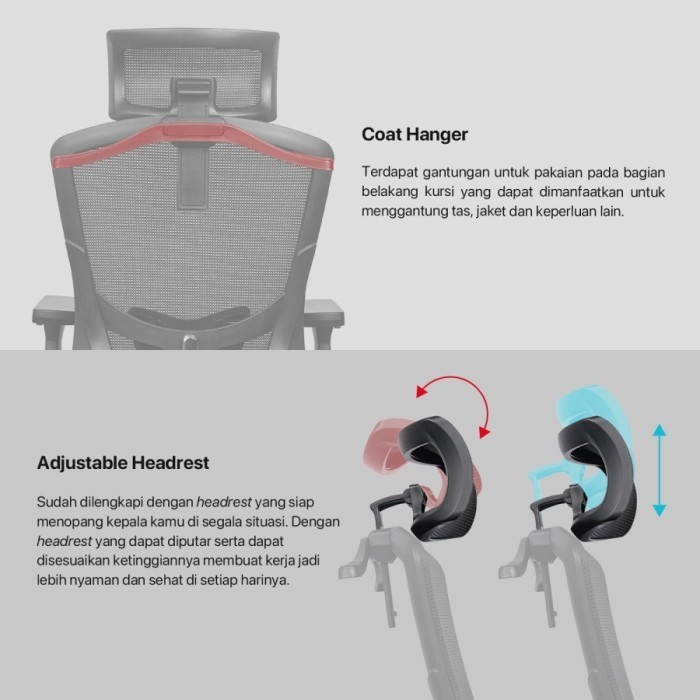 Jual Fantech OCA259 PRO / OCA-259 PRO Kursi Kantor Kerja Office Chair ...