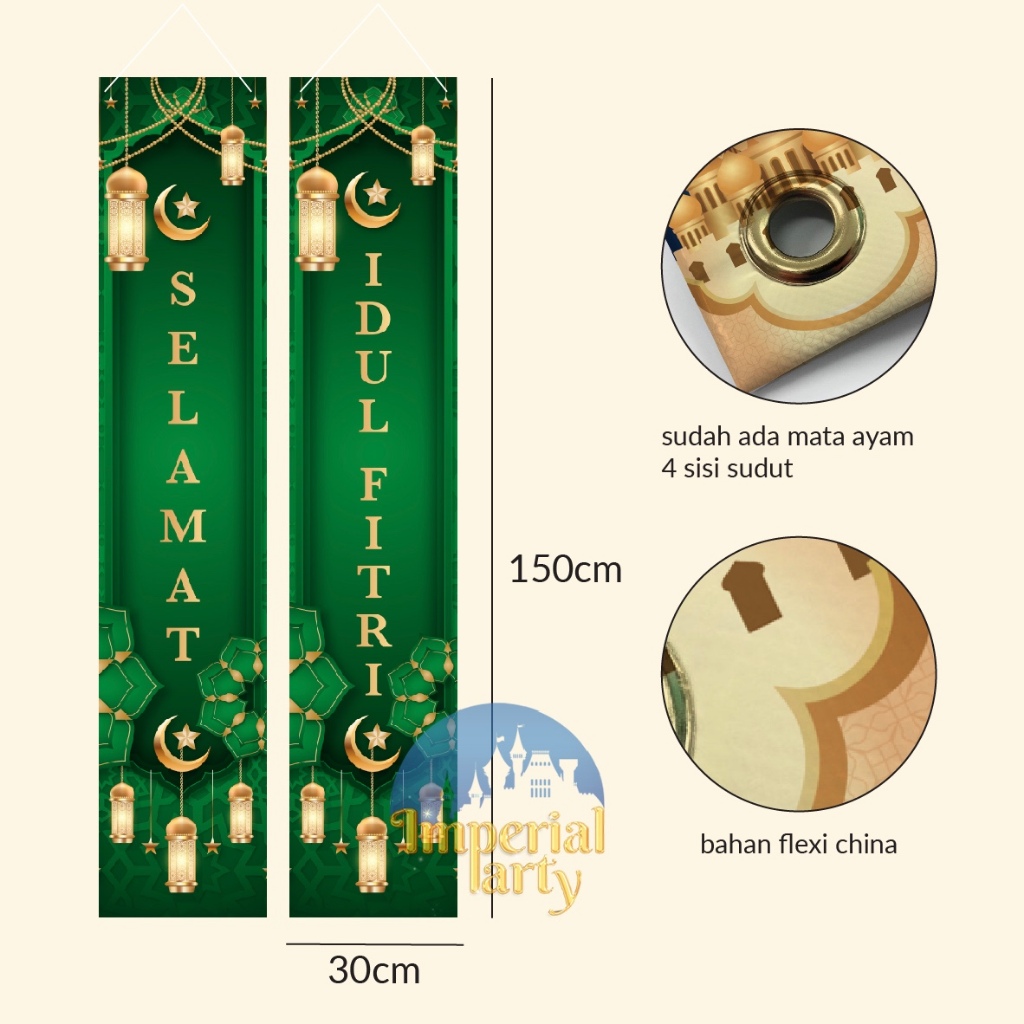 Jual Backdrop Banner Spanduk Happy Ramadhan Eid Mubarak Lebaran Idul ...