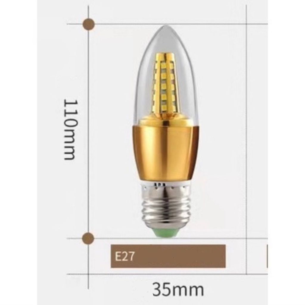 Jual LED FILAMEN BOHLAM PIJAR EDISON E27 2W 4W LAMPU GANTUNG CAFE ...