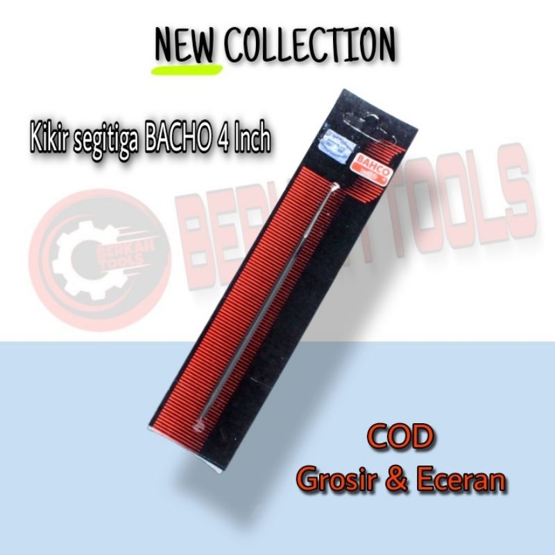 Jual TERMURAH Kikir Segitiga BAHCO 4inch Kikir asah gergaji BAHCO ...