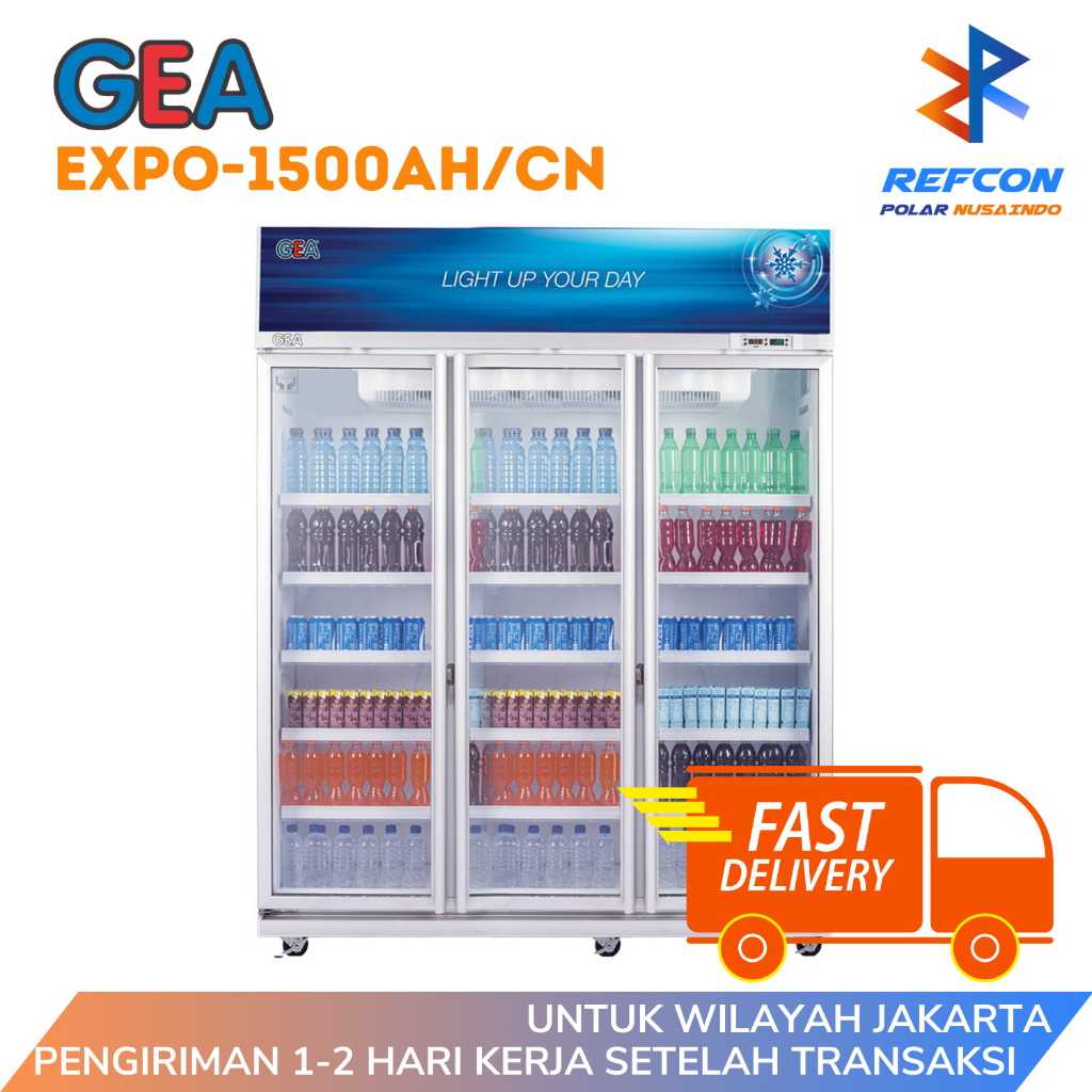 Jual Showcase Chiller / Cooler 3 Pintu GEA EXPO 1500 AH/CN / EXPO1500 ...