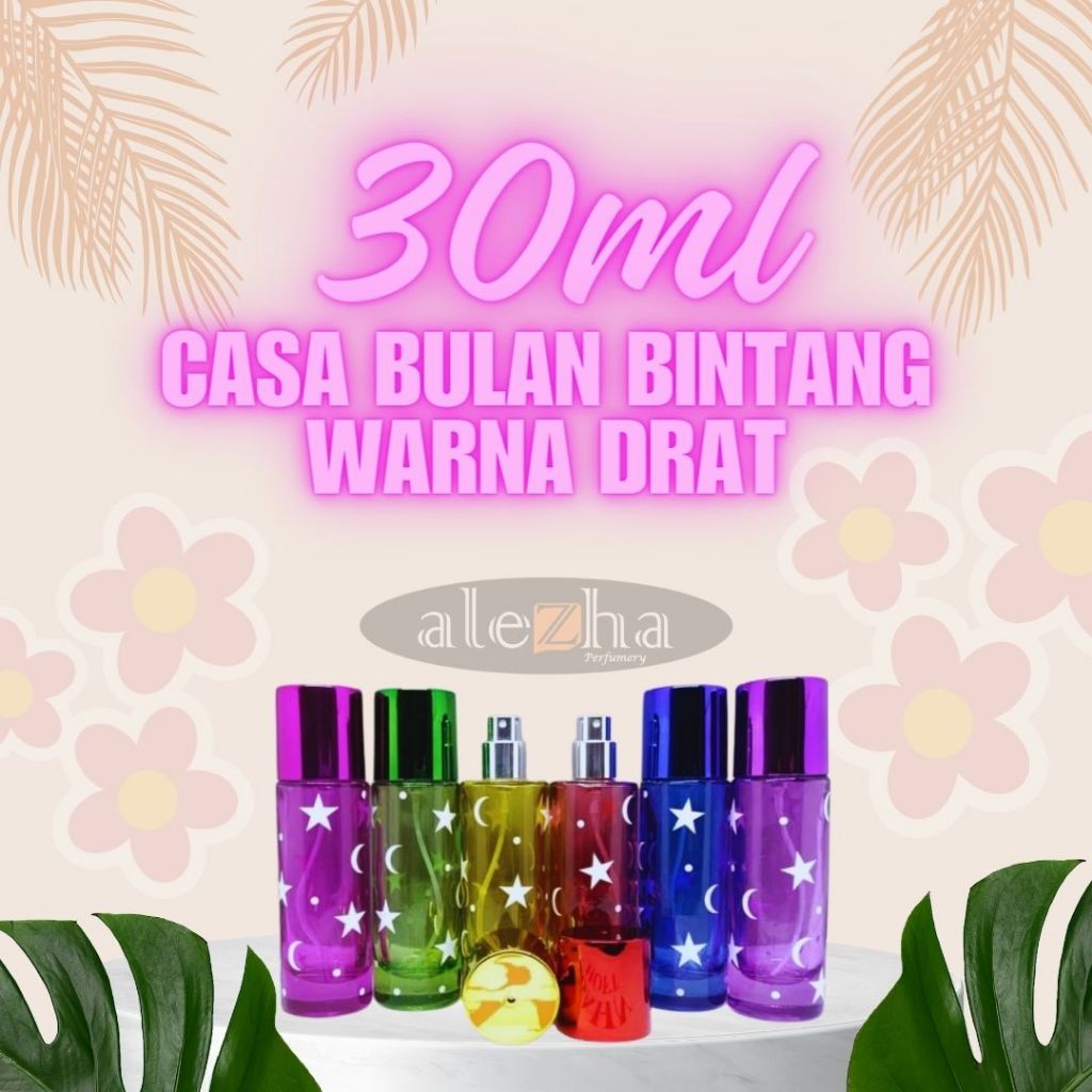 Jual BOTOL PARFUM UNIK | CASA BULAN BINTANG WARNA | 30ML | DRAT ...