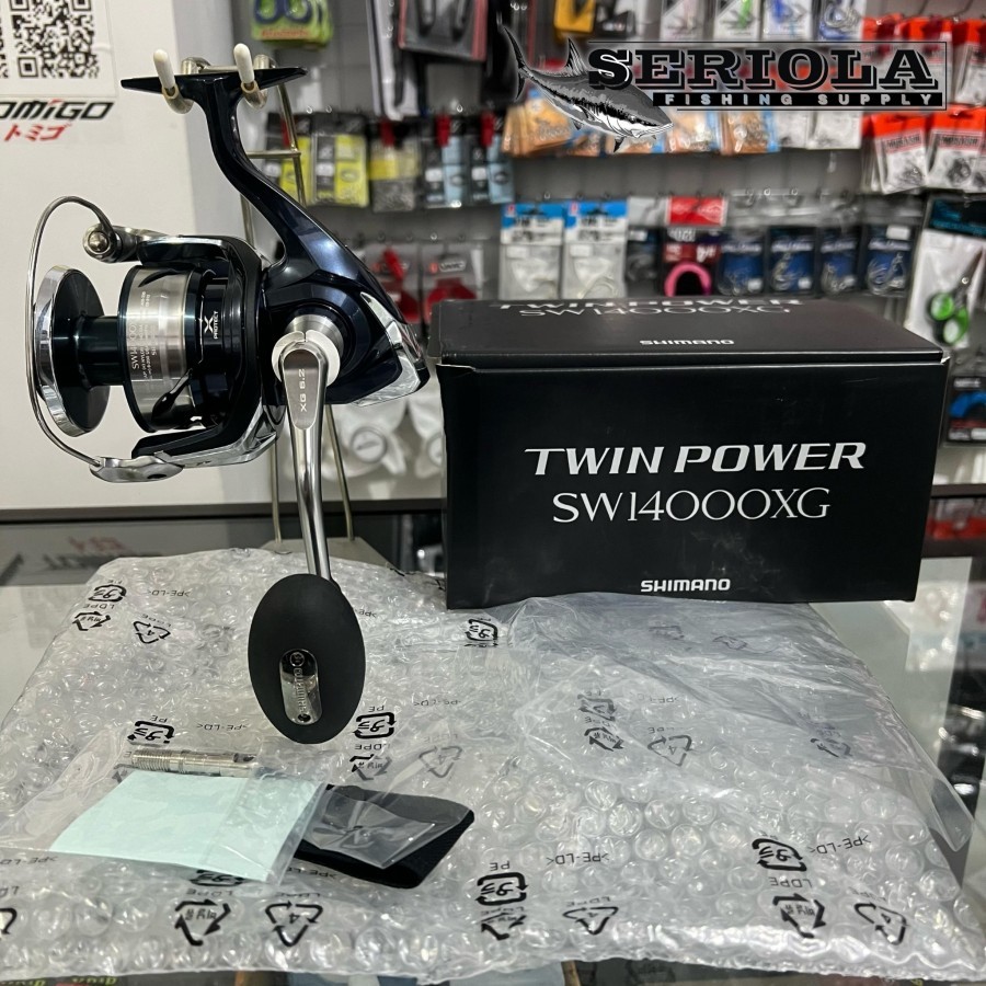 Jual REEL SHIMANO TWIN POWER SW14000XG 2021 | Shopee Indonesia
