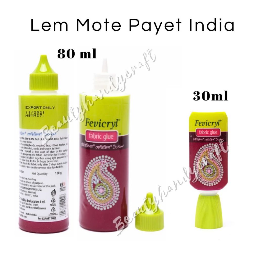 Jual Lem Mote Payet Hena Mehendi India Fevycryl Serbaguna bisa untuk ...