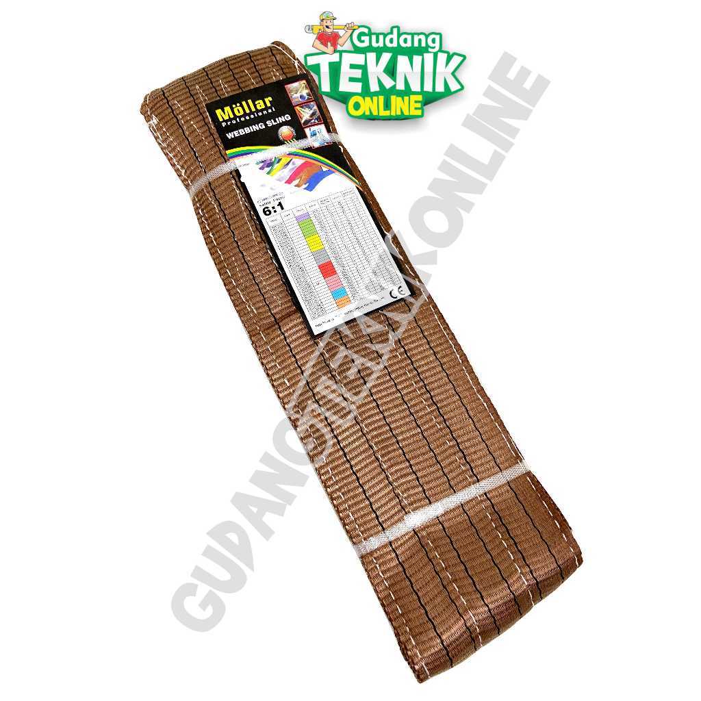 Jual Tali Webbing Sling 6 TON x 3 Meter 5 Meter 6 Meter 8 Meter 10 ...
