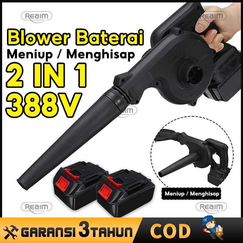 Jual Mesin Blower Baterai 388V 2 IN 1 meniup / menghisap Blower Keong ...