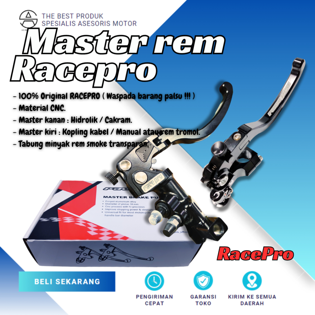 Jual RACEPRO MASTER BREAK PUMP MASTER REM RACEPRO MASTER REM RACEPRO ...