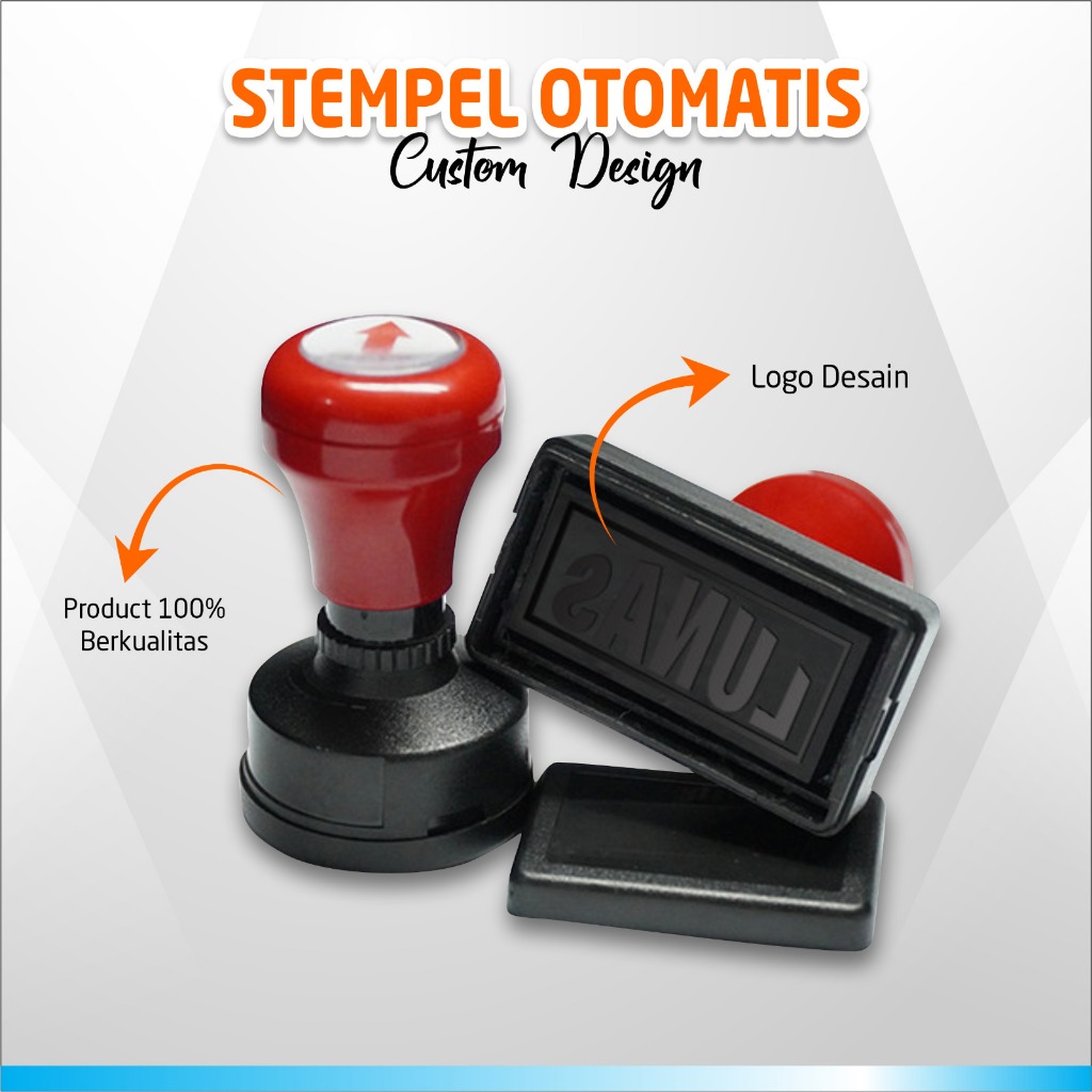 Jual STEMPEL OTOMATIS CUSTOM / STEMPEL FLASH OTOMATIS / STEMPEL CUSTOM FREE DESAIN | Shopee ...