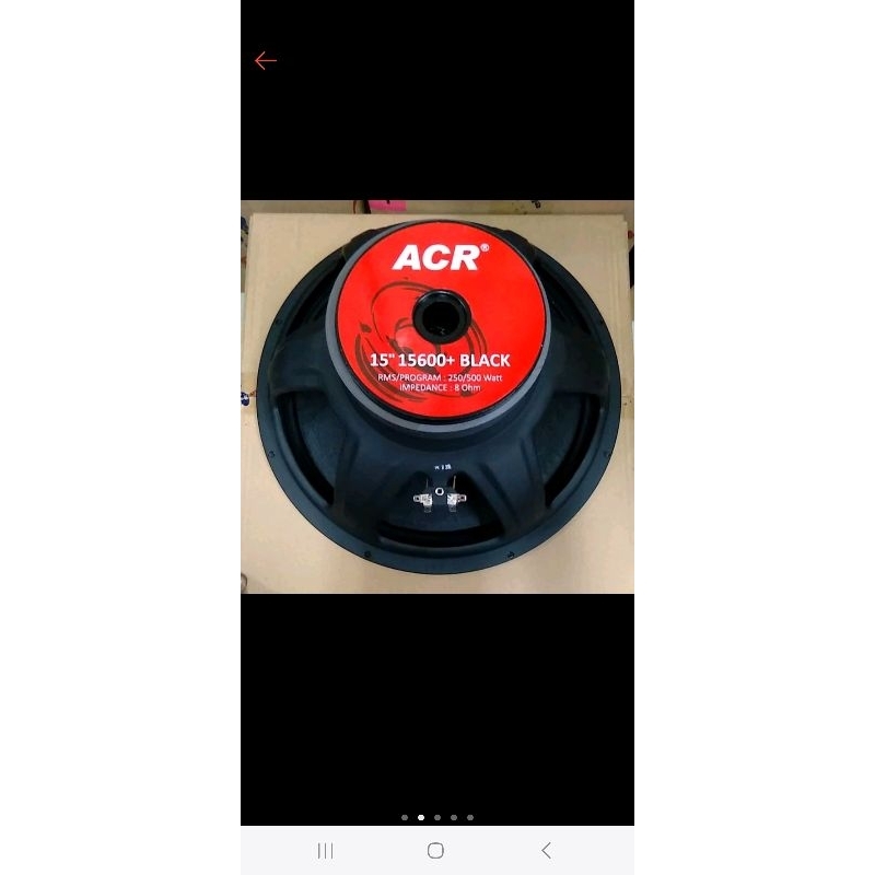 Jual Speaker Merk ACR 15 Inch kode 15600 Black | Shopee Indonesia