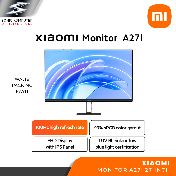 Jual Xiaomi MI Monitor A27i 27" 27 inch FHD 100Hz IPS FHD | Shopee ...