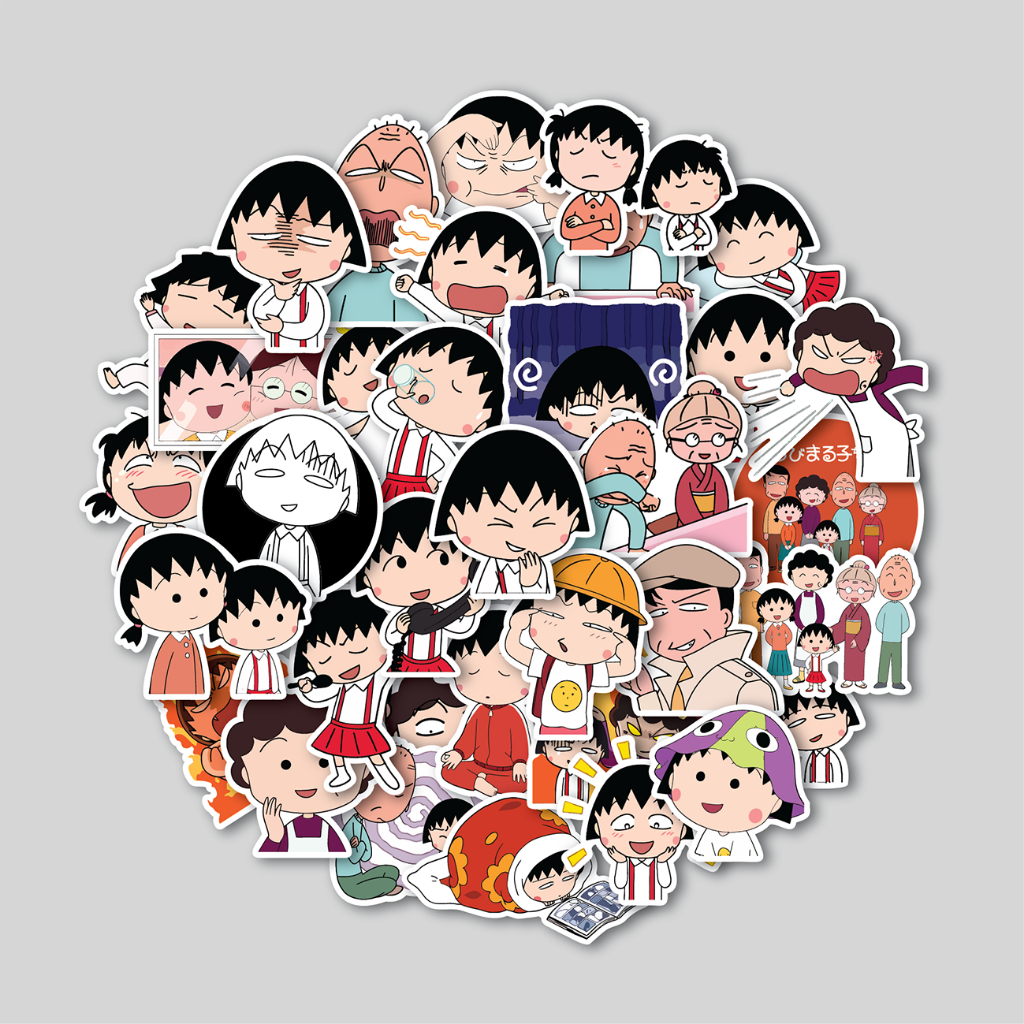 Jual STICKER PACK CHIBI MARUKO CHAN | STICKER TUMBLER | STIKER LAPTOP ...