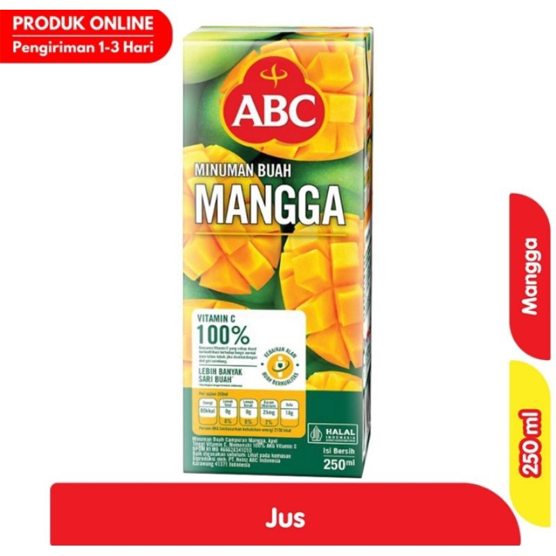 Jual ABC Jus Mangga 250ml | Shopee Indonesia