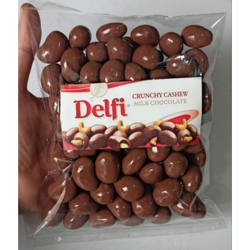 Jual coklat delfi mede almond bulky 500gr exp nov 2026 | Shopee Indonesia