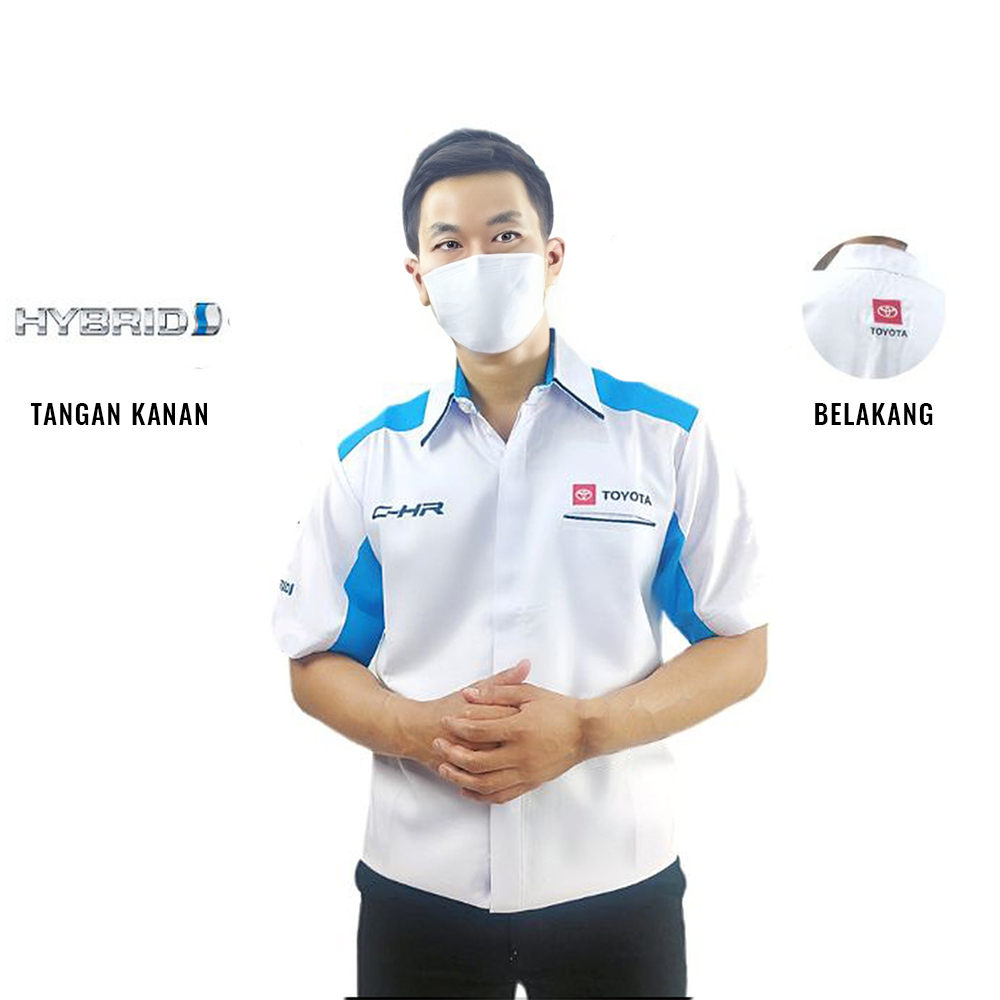 Jual Baju Toyota Kemeja Kantor Formal Casual Kemeja Seragam Kerja ...