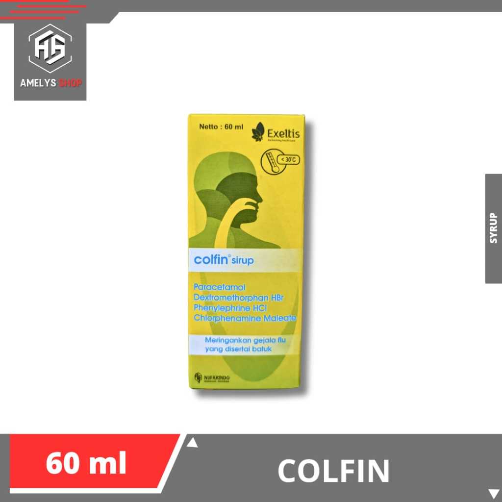 Jual Colfin Sirup 60 ml | Shopee Indonesia