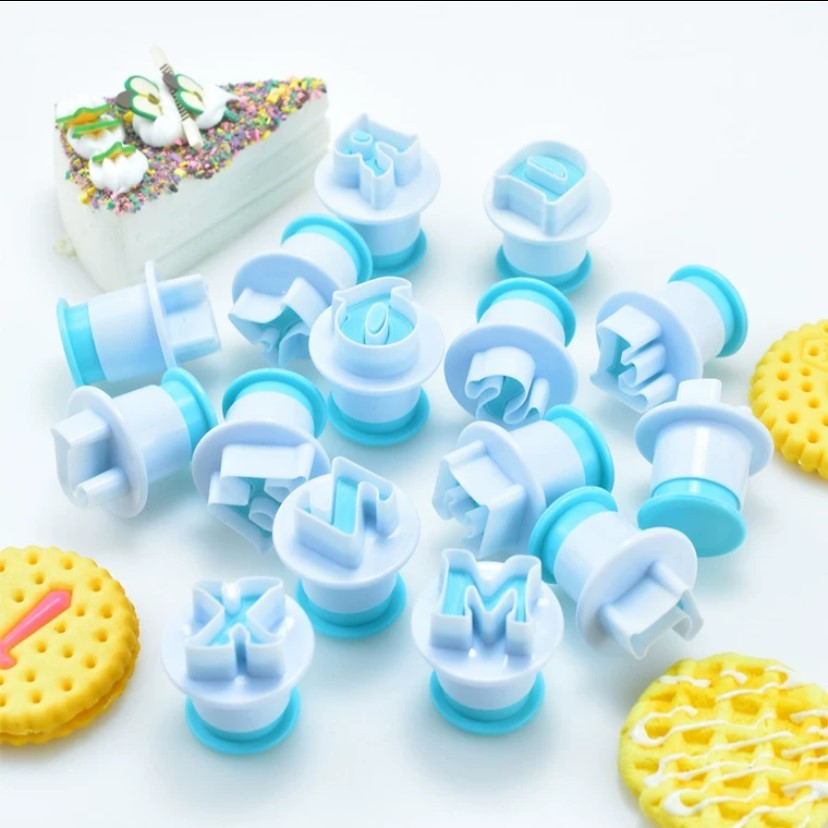 Jual Cetakan Fondant Mini / Fondant Cutter Mini bentuk Angka / Alphabet ...