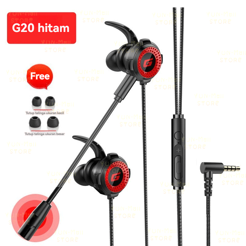 Jual Rainbow Home COD Headset Gaming Dual Mic V2 Original Dual Mik ...