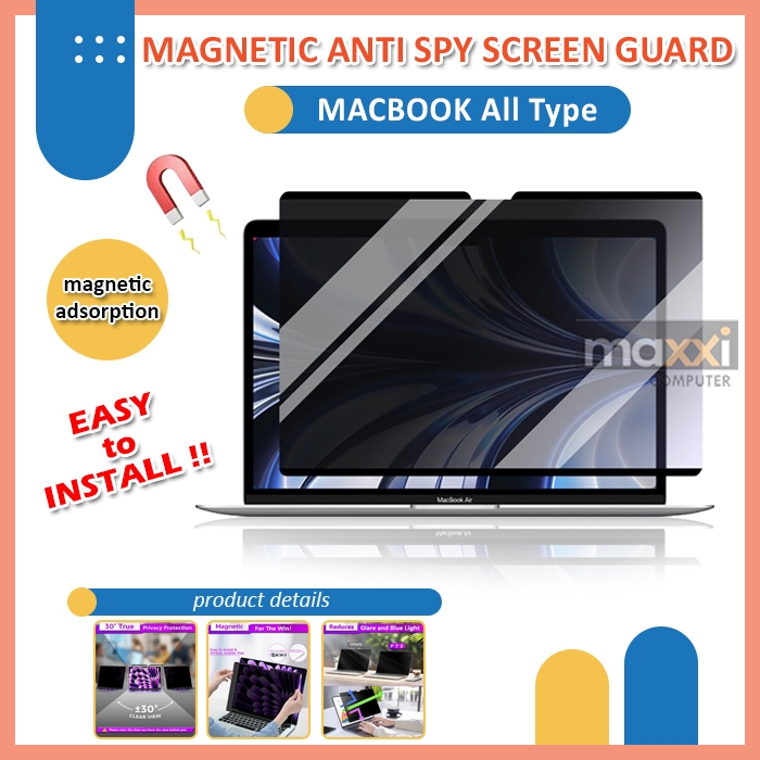 Jual MAGNETIC ANTI SPY Macbook Air Pro M1 M2 M3 Max 12 13 14 15 16 Inch ...