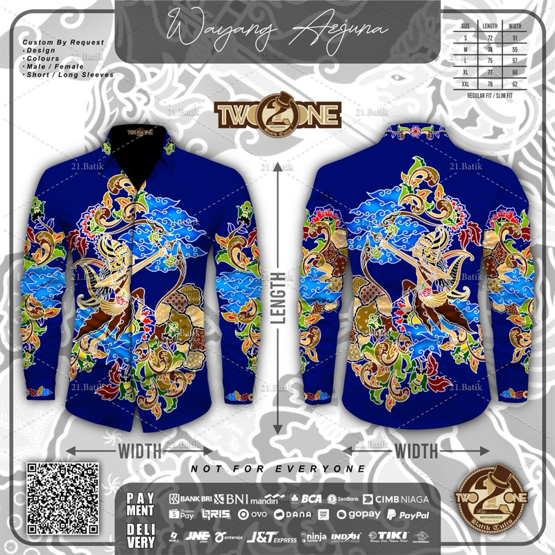 Jual BATIK TULIS INDONESIA MOTIF WAYANG ARJUNA MEMANAH KEKINIAN MASA ...