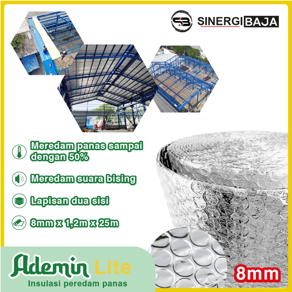 Jual Aluminium Foil Bubble | Insulasi Atap | Peredam Panas Atap ADEMIN ...