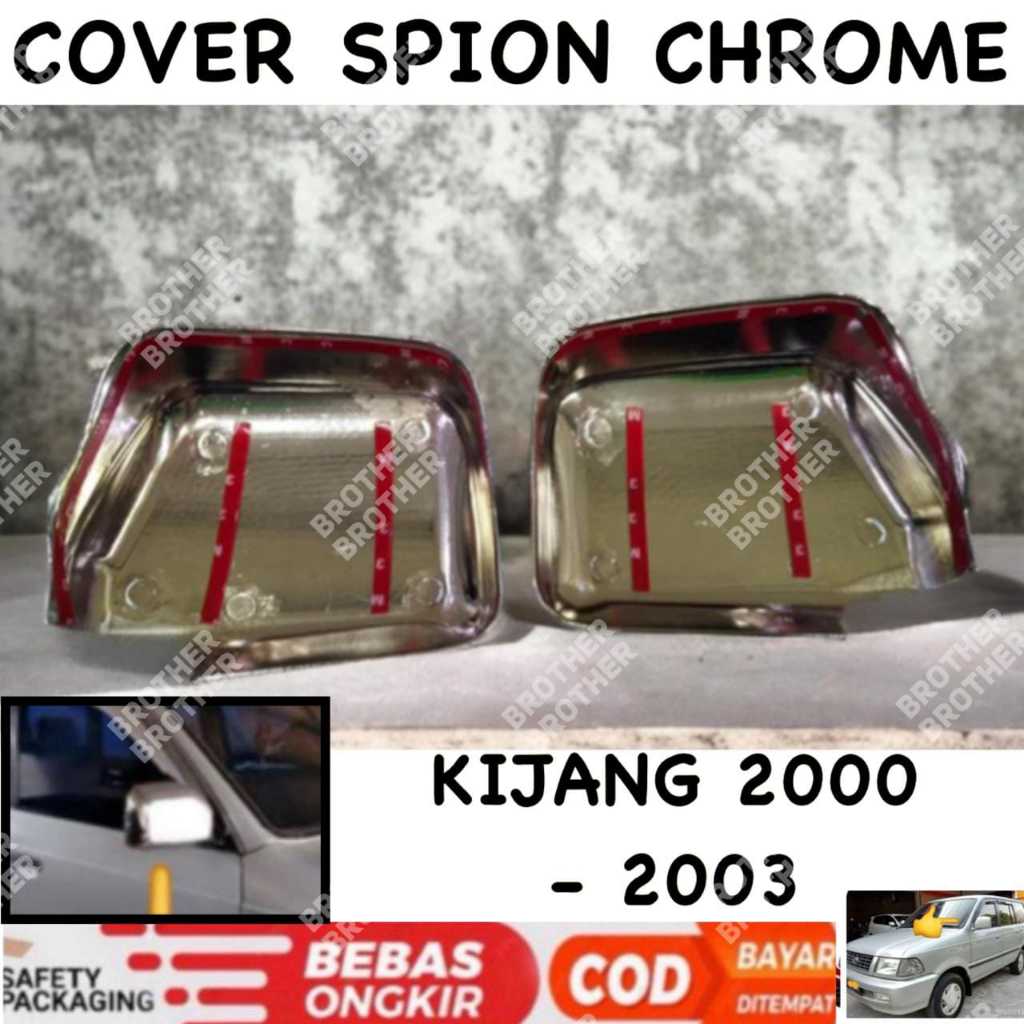 Jual Cover Spion Mobil Kijang Kapsul New 2000 2002 2003 Chrome Model ...