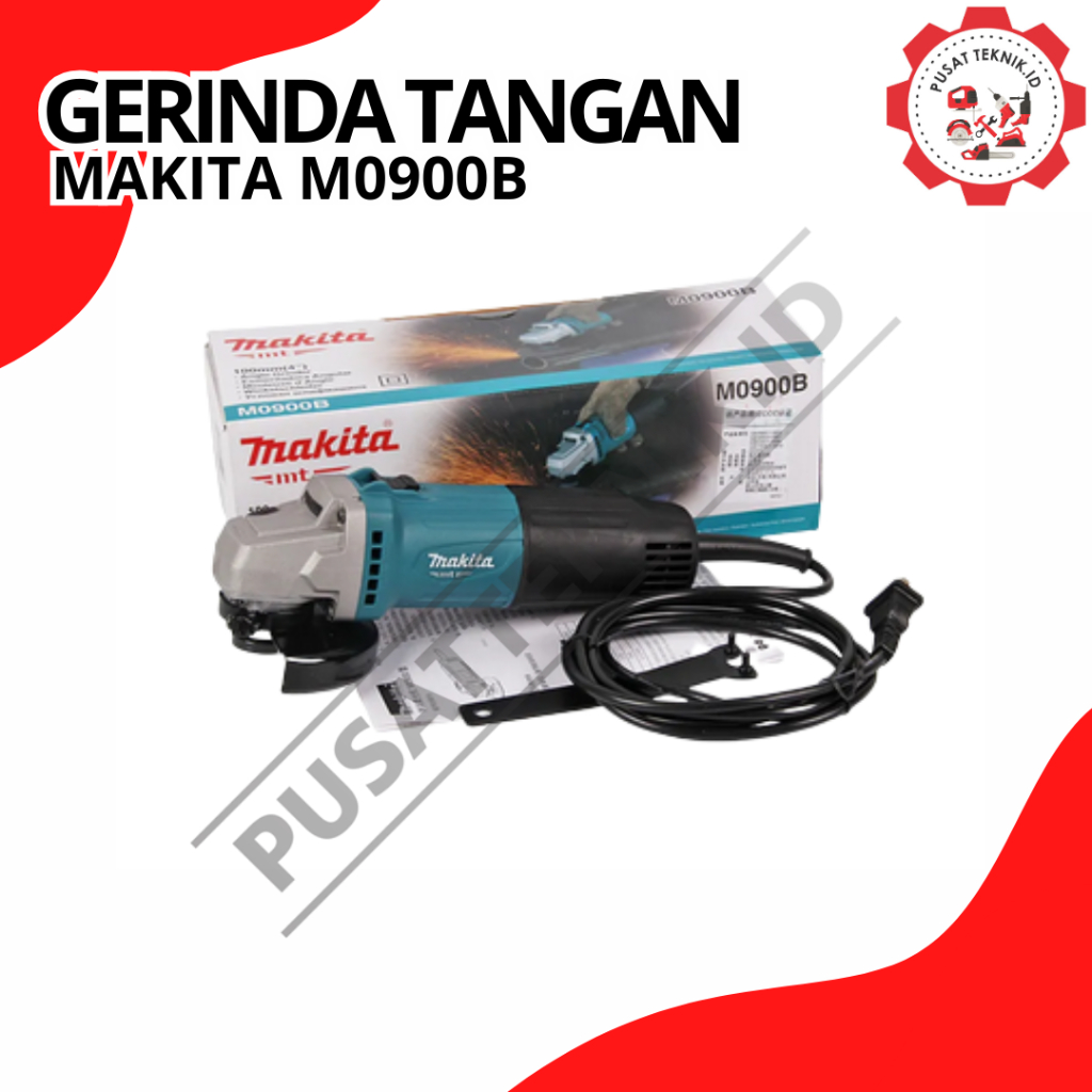 Jual MAKITA M0900B GERINDA TANGAN 4INCH ANGLE GRINDER MAKITA M0900B ...