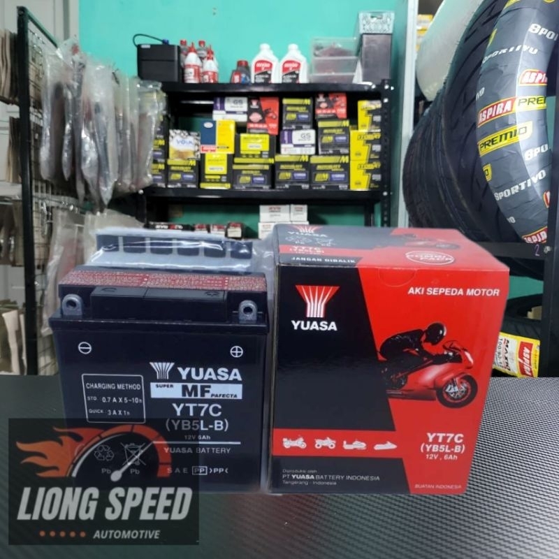 Jual AKI MOTOR HONDA MEGAPRO PRIMUS NEOTECH SUPRA FIT SUPRA X YUASA YT7C | Shopee Indonesia