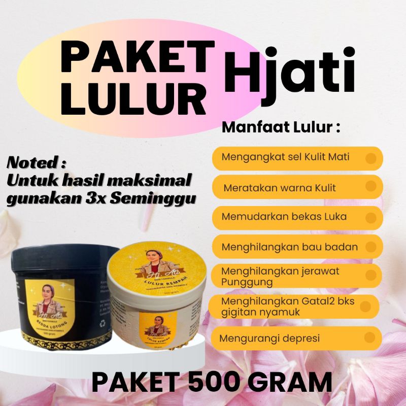 Jual PAKET LULUR REMPAH HJ ATI 500 Gram Original | Shopee Indonesia