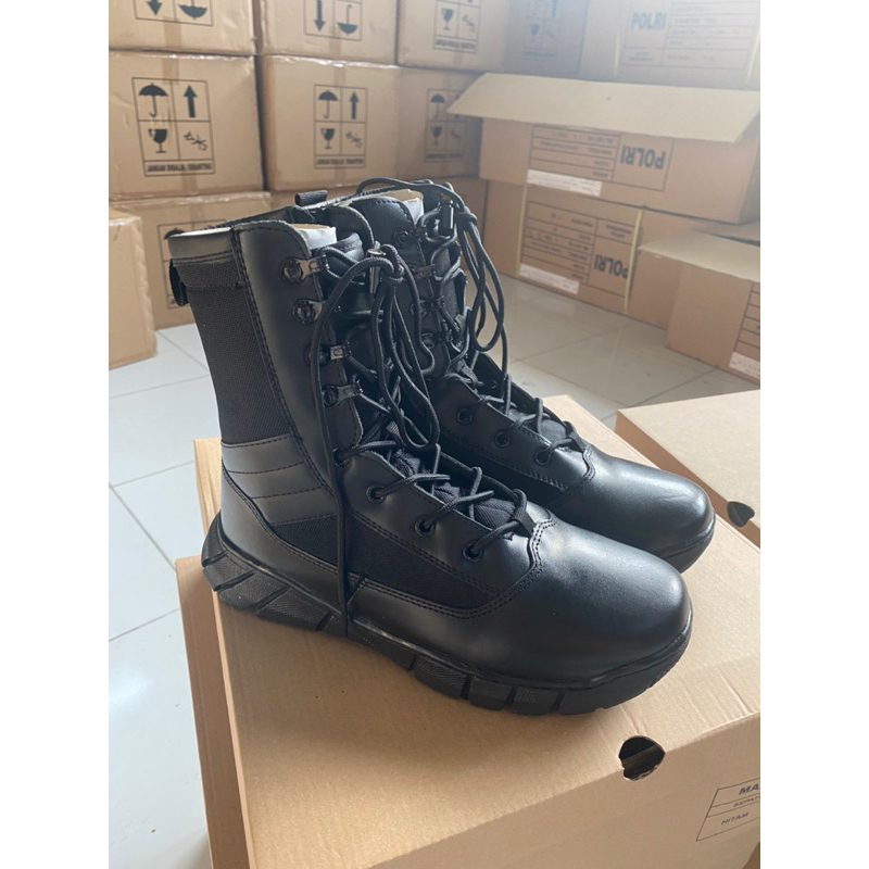 Jual Sepatu PDL Polri Jatah 2023 Original. Sepatu Tactical Military ...