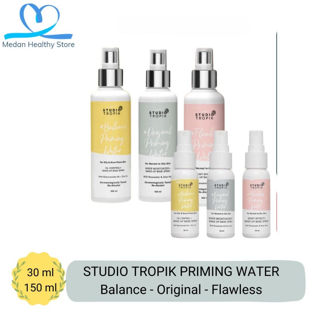 Jual STUDIO TROPIK Balance/Original/Flawless Priming Water 30 ml/150 ml | Shopee Indonesia