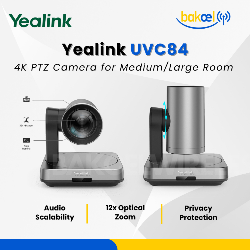 Jual Yealink UVC84 | 4K USB PTZ Camera | Shopee Indonesia