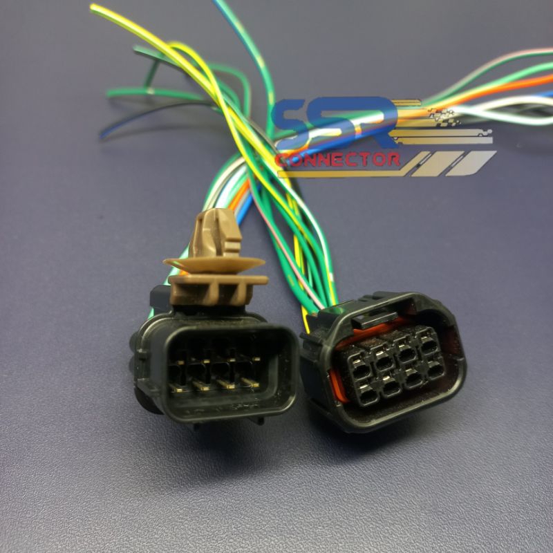 Jual SOCKET SOKET PIN 8 WATERPROOF / SOKET SAKLAR SCOOPY GENIO SET ...