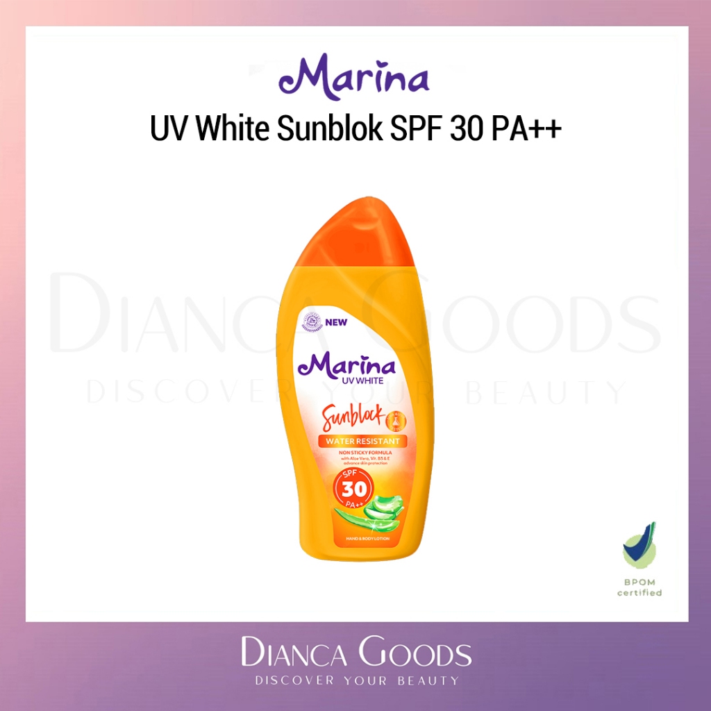 Jual MARINA UV White Sunblok PA++ SPF 30 - Dianca Goods BKL | Shopee ...