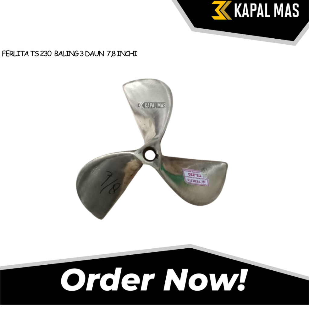 Jual BALING BALING KAPAL FERLITA TS230 x 3 DAUN/ BALING MESIN KAPAL ...