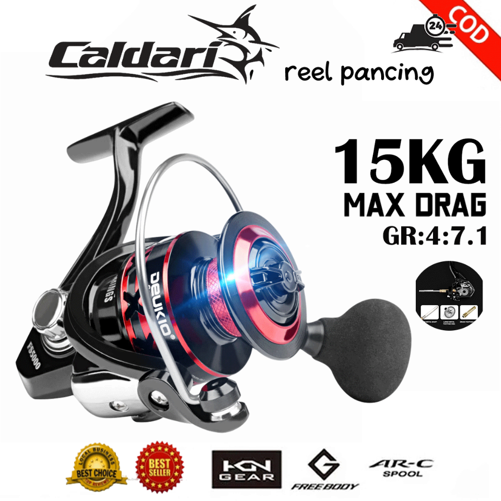Jual reel pancing logam penuh reel spinning mesin mancing casting ...