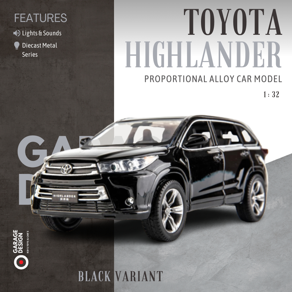 Jual Diecast Mobil Toyota Highlander Diecast 1:32 - Toyota HIGHLANDER ...