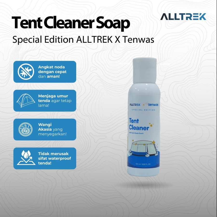 Jual ALLTREK X TENWAS Sabun Pembersih Tenda Camping Hiking Tent Cleaner ...