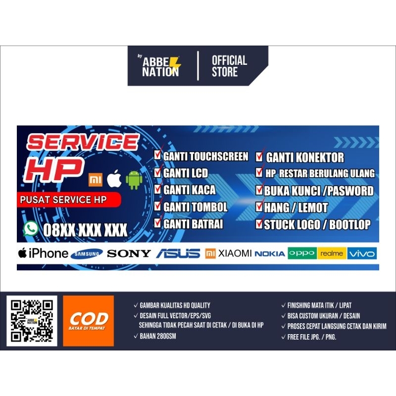 Jual SPANDUK KONTER HP MODERN V.3 | Shopee Indonesia