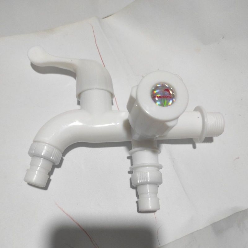Jual kran cabang PVC dashayu ukuran 1/2 inch | Shopee Indonesia