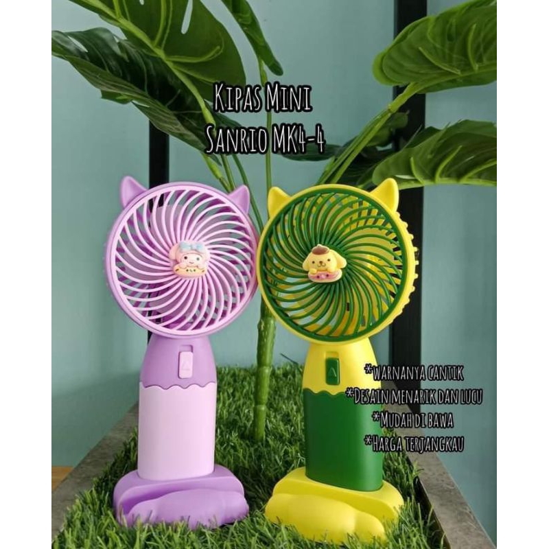 Jual KIPAS MINI SANRIO MF4-4 KIPAS GENGGAM CANTIK DAN FLEXIBLE | Shopee ...