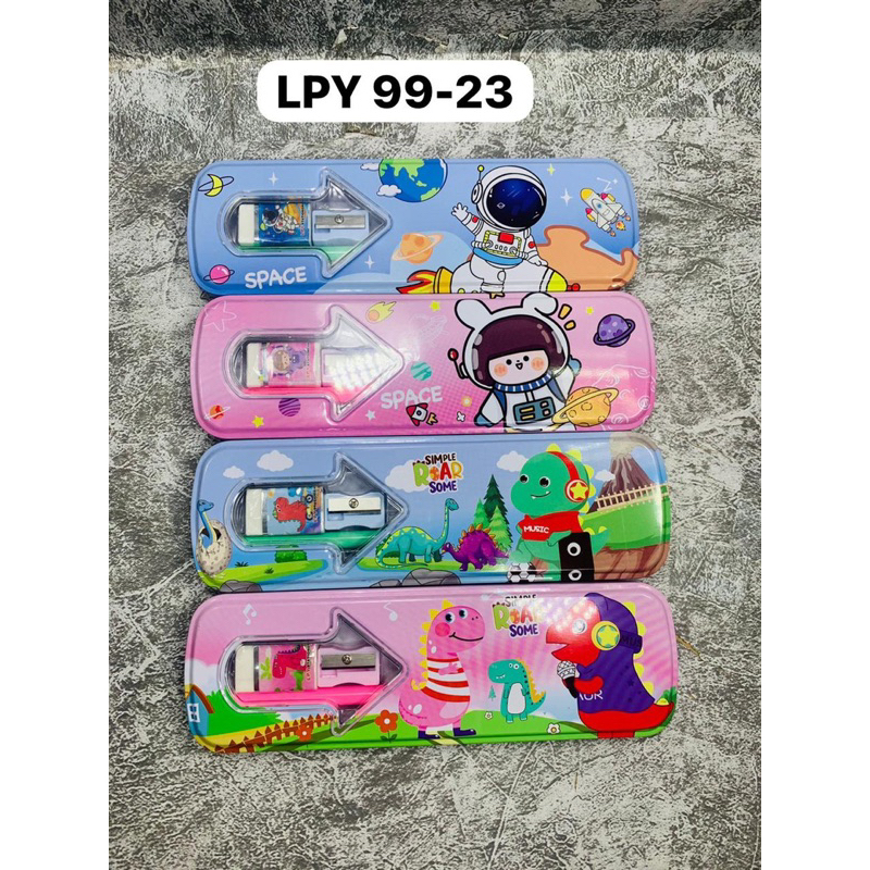 Jual KOTAK PENSIL KALENG SET MODEL PANAH KARAKTER | Shopee Indonesia