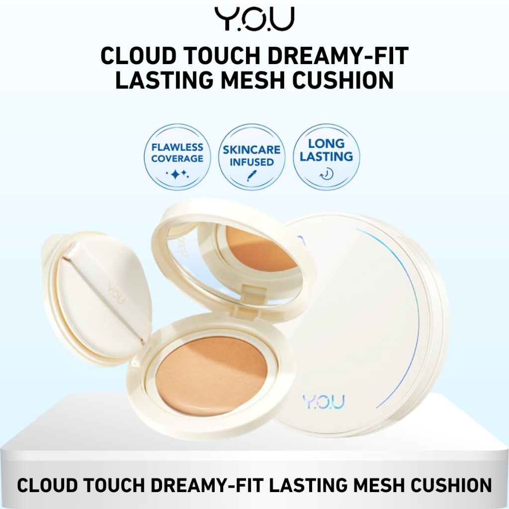 Jual YOU Cloud Touch Dreamy Fit Cushion | Cushion Foundation | Natural Matte Finish | Tahan Lama ...