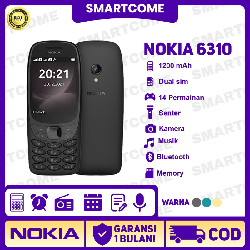 Jual HP NOKIA 6310 2021 Garansi Toko | Shopee Indonesia